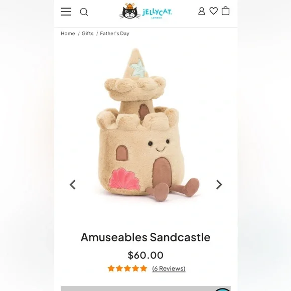 Pink Plush Castle with Brown AccentsNEW WITH TAGS